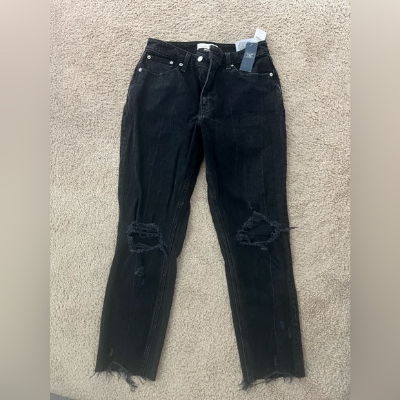 Abercrombie & Fitch | Jeans | Abercrombie Curve Love High Rise Mom Jean ...
